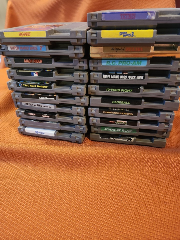 Vintage NES Game Lot - Rare Titles - Untested - From My Tag Sale Table ...