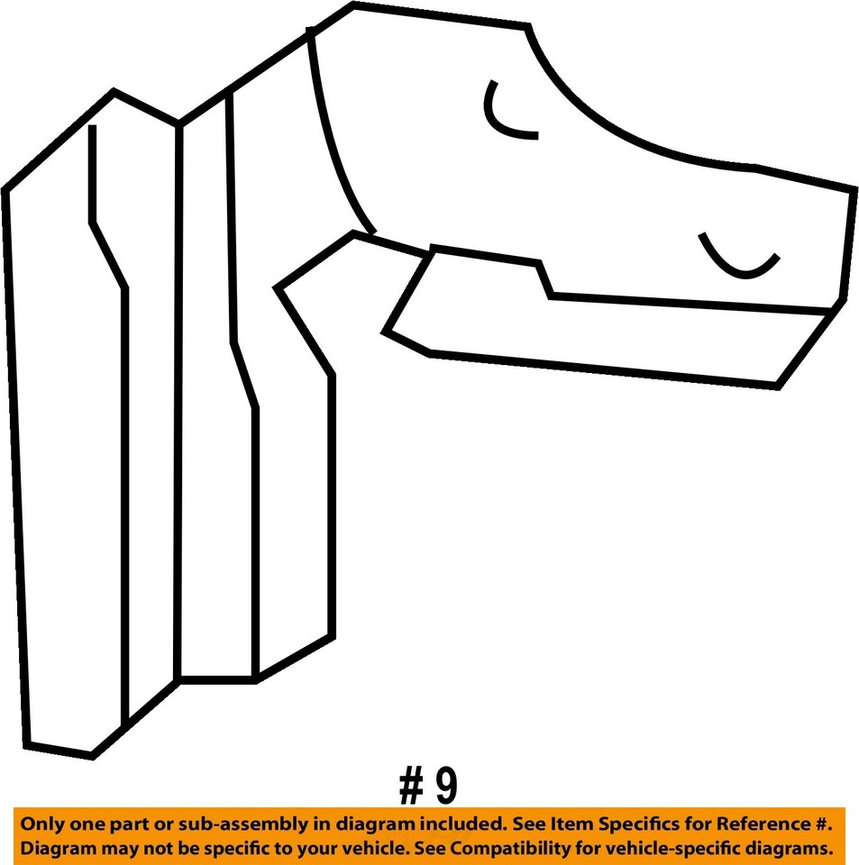 GM OEM 10-17 Equinox Structural Components Rails-Inner Rail Bracket ...