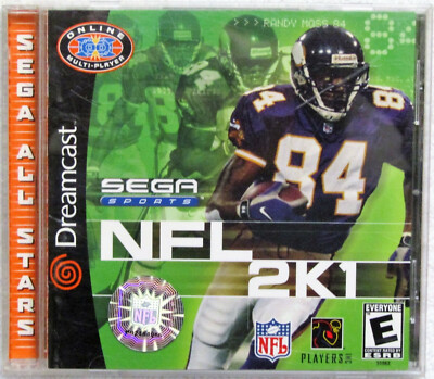 NFL 2K1 for Sega Dreamcast - Randy Moss - SAS - Sega All Stars ...