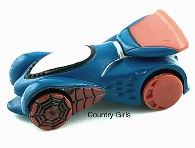 Micro Machines Amazing Spider-Man Turbo Car Galoob Vehicle Car Red Blue ...