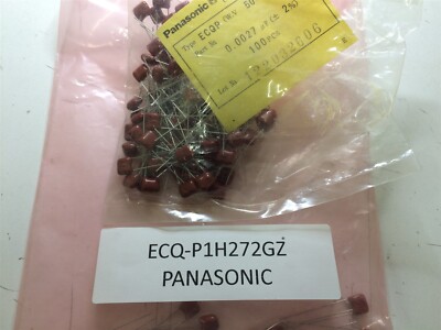 ECQ-P1H272GZ PANASONIC CAP FILM 0.0027UF 50V PP 2% RADIAL 20 PIECES | eBay
