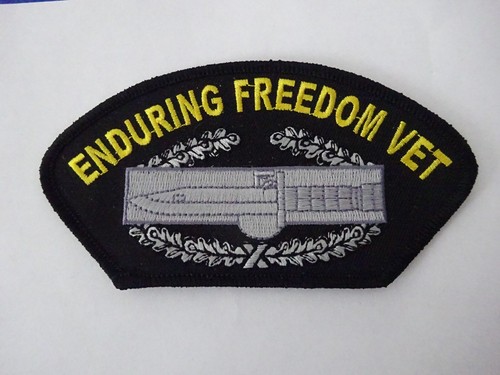 USA Abzeichen Stoff Hat Patch US Enduring Freedom Combat Veteran | eBay.de