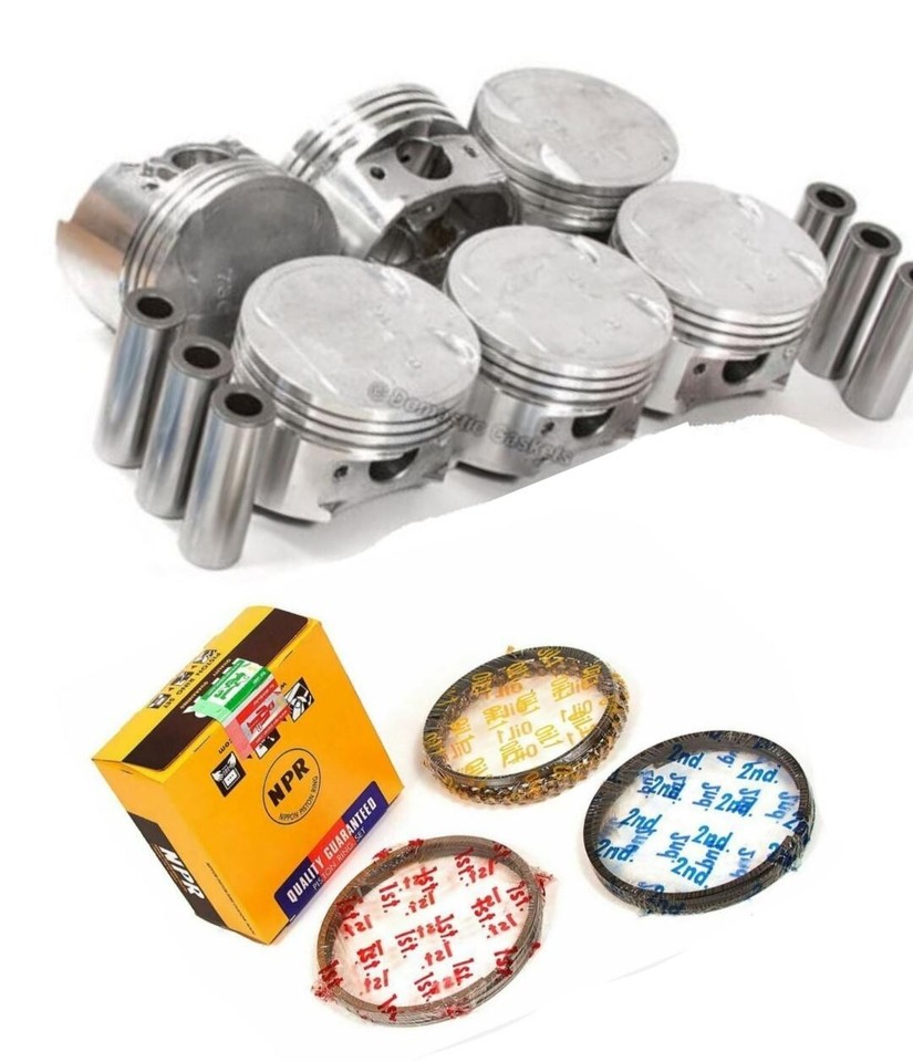 95-00 Dodge Stratus Avenger Chrysler Cirrus 6G73 2.5L PISTON & RINGS ...