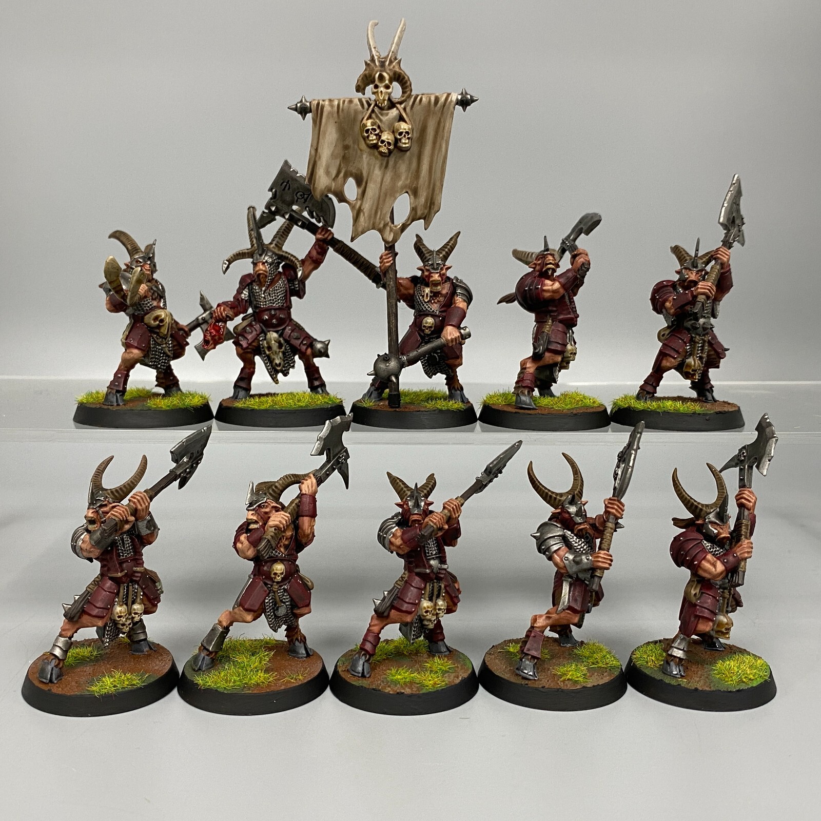 BESTIGOR UNIT BRAYHERDS BEASTS OF CHAOS WARHAMMER FANTASY BEASTMEN THE ...