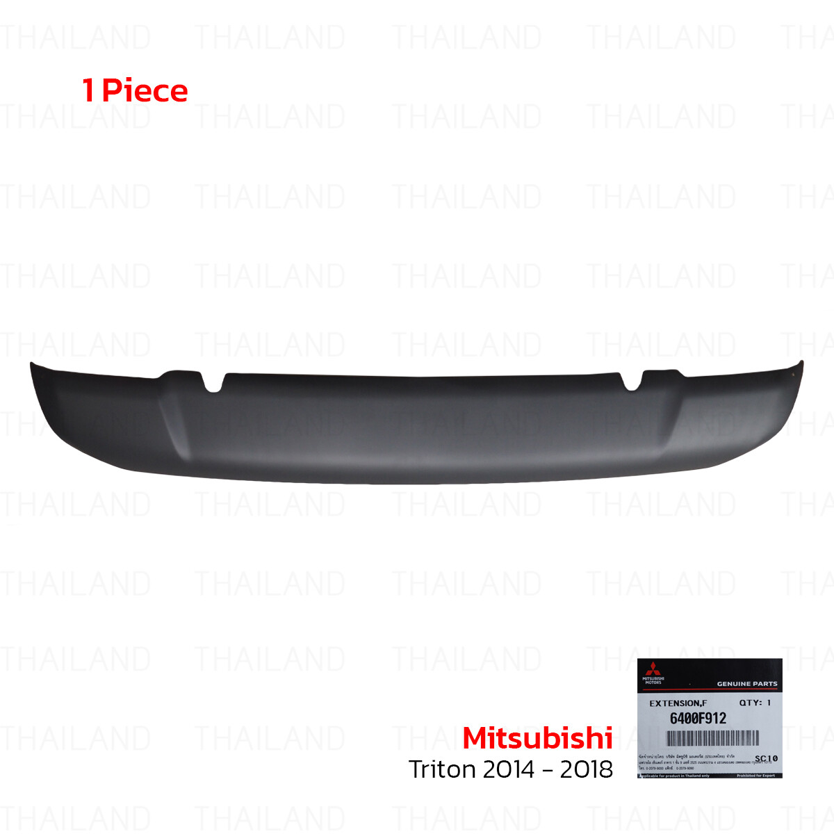 Extention Front Bumper 6400F912 Fits Mitsubishi L200 Triton Pick Up ...