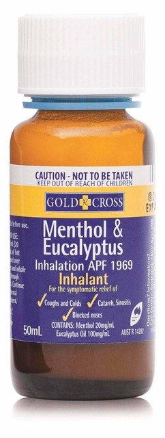 Gold Cross Menthol Eucalyptus Inhalant 50ml for sale online | eBay