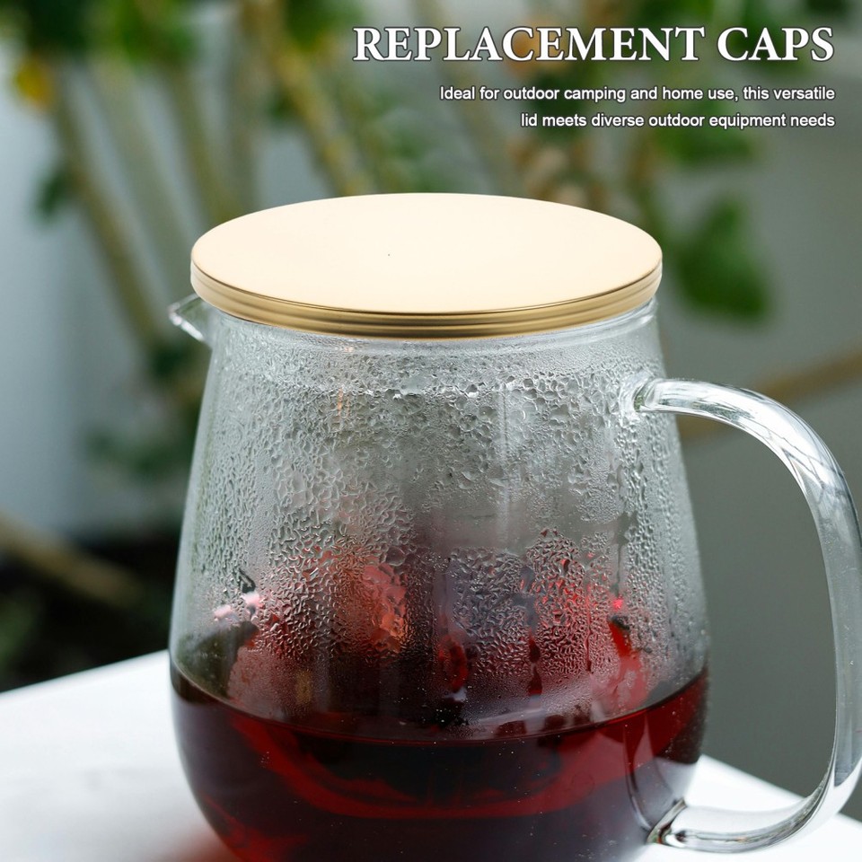 2PCS Bottle Cap Replacement: Stainless Steel Water Bottle Replacement ...