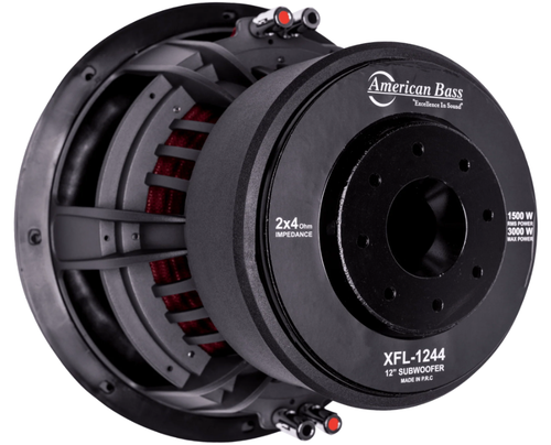 AMERICAN BASS XFL 12” 1000W RMS 4-OHM DVC CAR AUDIO SQ/SPL COMPETITION ...