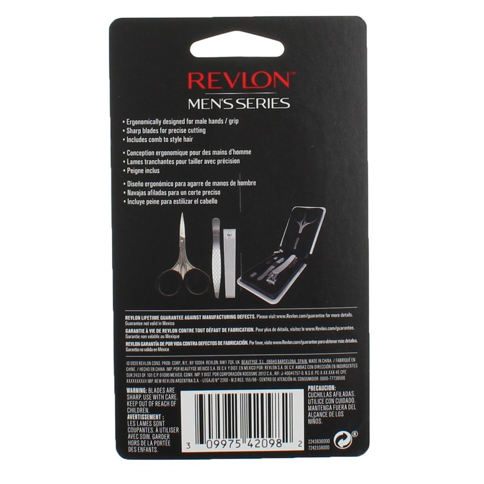 5 Pack Revlon Men's Series Scissors and Comb, 2 Ct 309973978034| eBay