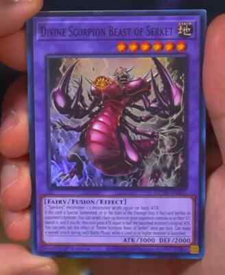 Yugioh Divine Scorpion Beast of Serket Super Rare MZTM (PRESALE 3/14 ...