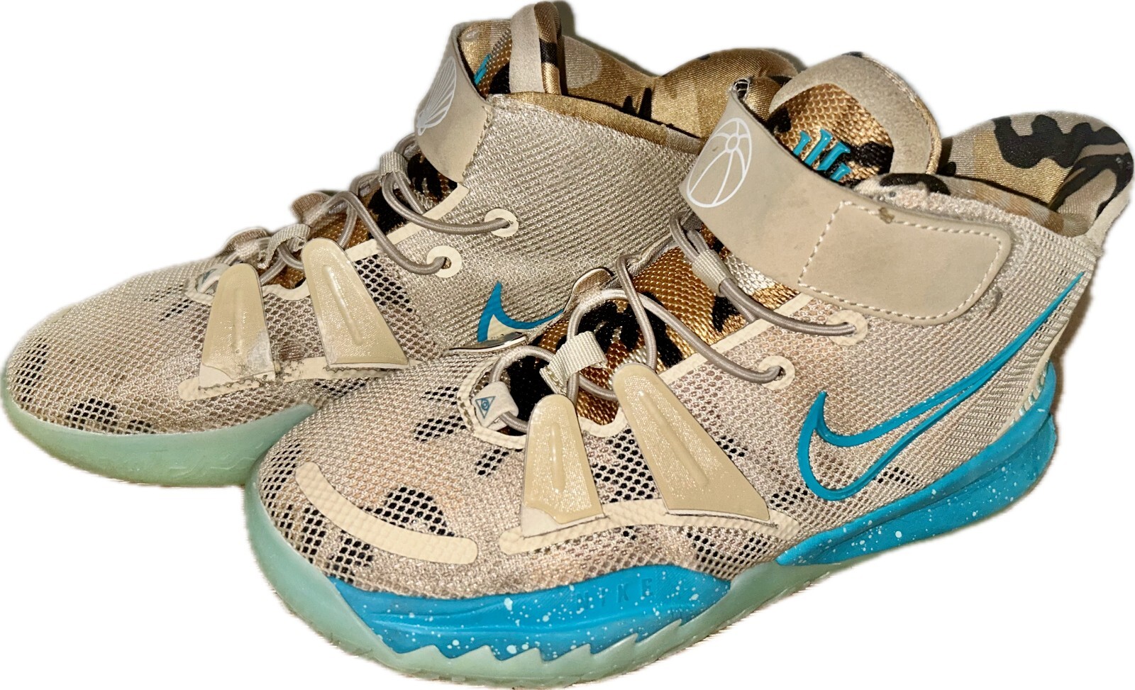 Nike Kyrie 7 'Ripple' Grain Tan Sneakers, Size 3Y CT4080-207 | eBay