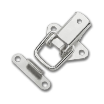 Case Clip Toggle Catch Clip PAIR Nickel Plated Chest Toolbox Suitcase ...