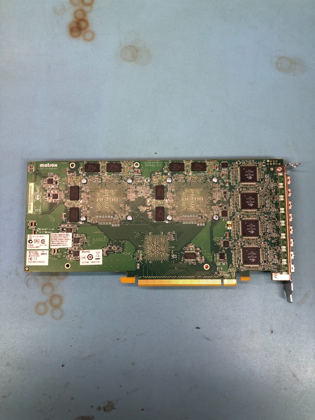 CHEAP 8 Monitors: Matrox M9188 PCIe x16 Multi-Display Octal Graphics ...