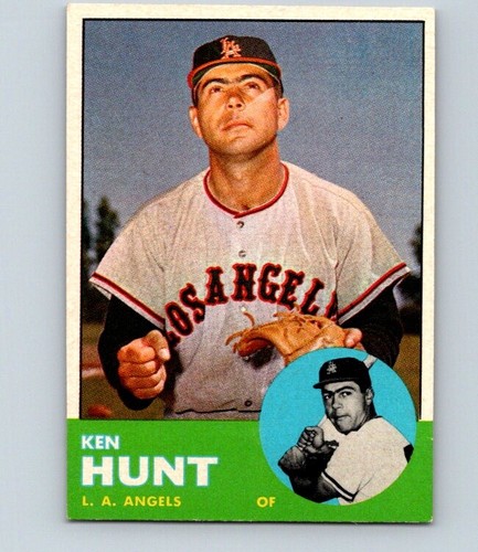 1963 TOPPS BASEBALL #207 KEN HUNT NRMT HS | eBay