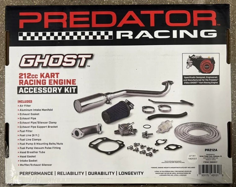 Predator GHOST 212cc Kart Racing Engine Accessory Kit, PR212A | eBay
