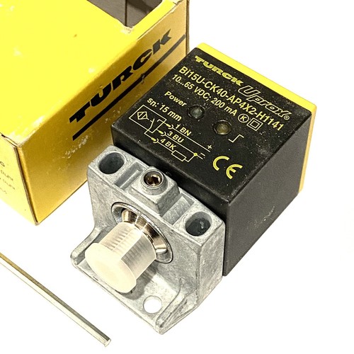 TURCK Uprox Proximity Sensor Bi15U-CK40-AP4X2-H1141 10-65VDC New In Box ...