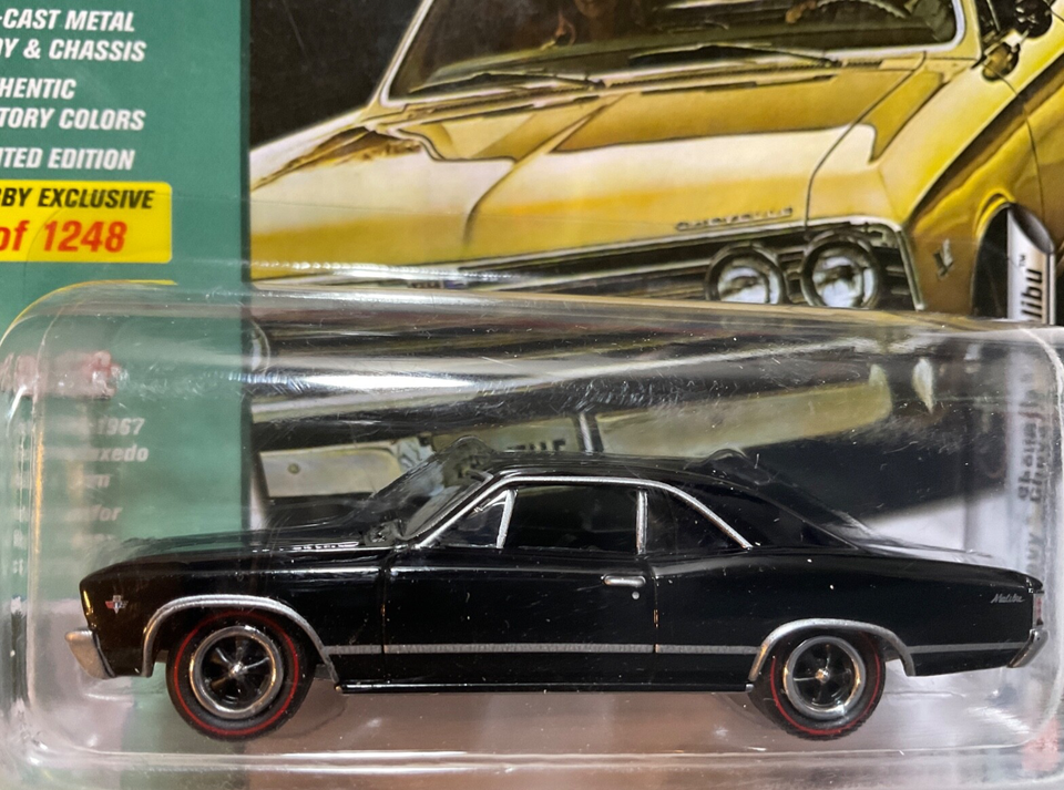 Johnny Lightning 2017 Hobby Exclusive 1967 Chevy Chevelle Malibu Tuxedo ...