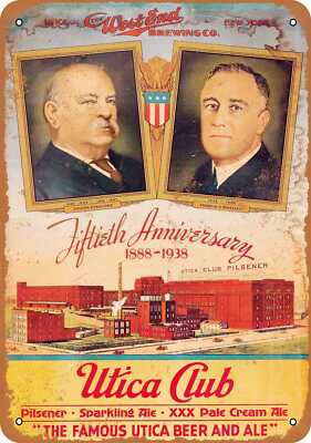 METAL SIGN - 1938 Utica Club Beer - Vintage Look Reproduction | eBay