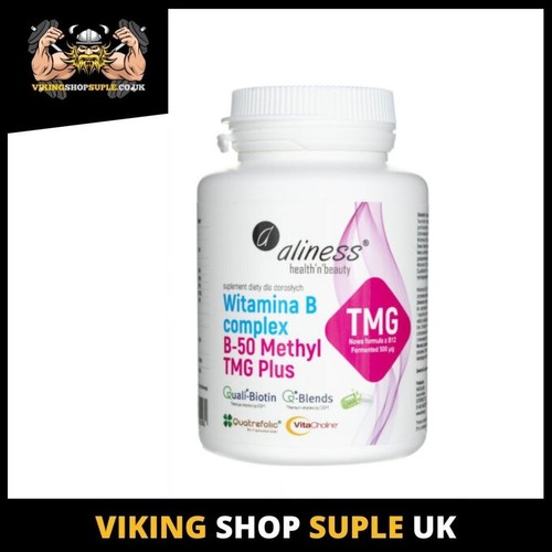 ALINESS Vitamin B Complex B-50 Methyl TMG Plus 100 Capsules Vege for ...