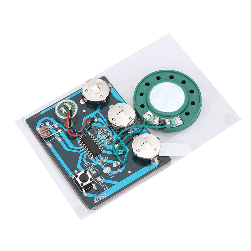 30s Greeting Card Recordable Voice Chip Music Box Sound Module DIY ...