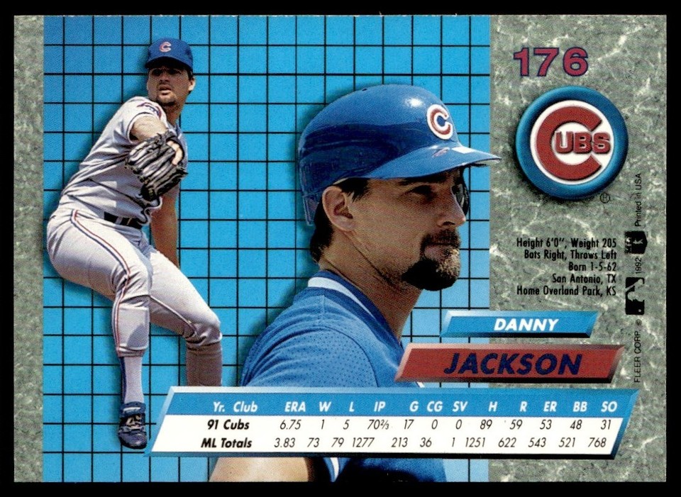 1992 Ultra Danny Jackson #176 | eBay