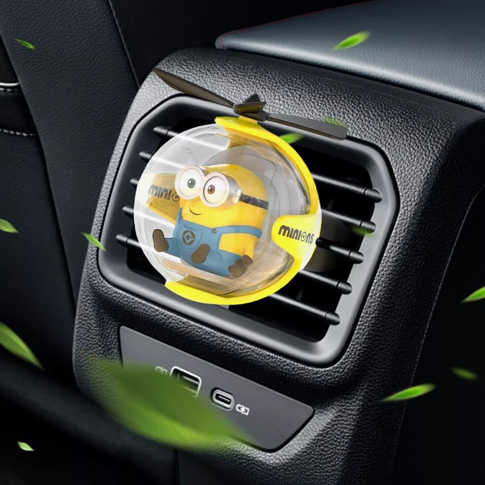 Despicable Me Minions Car Air Vent Freshener Clip Fragrance Diffuser ...