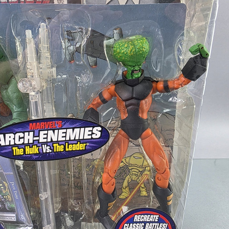 Toybiz Marvel Legends Face Off The Hulk Vs The Leader Figures Arch ...
