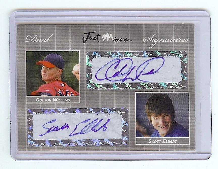 COLTON WILLEMS - SCOTT ELBERT 2007 Certified Dual Autograph xx/25 | eBay