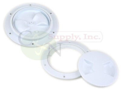 Marine Boat RV Round Access Hatch Cover Screw Out Deck Plate Sealing ...