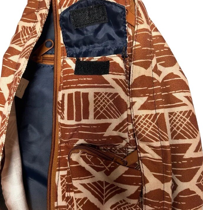 KAVU Rope Sling Bag Crosbdy, Aztec Design, "Clear Above Visibility ...