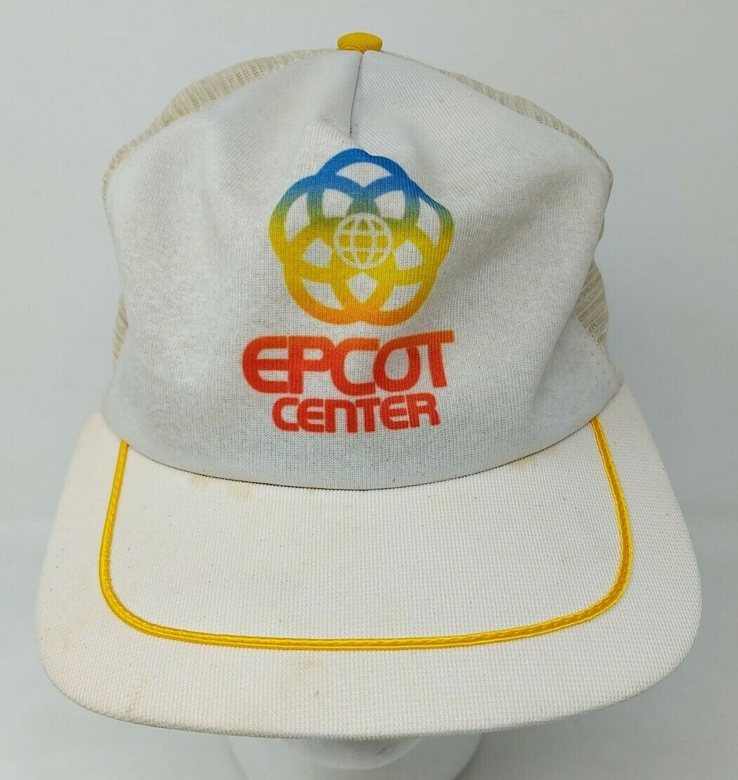 Epcot Center Disney 1982 Hat Snapback Trucker Cap Mes… - Gem