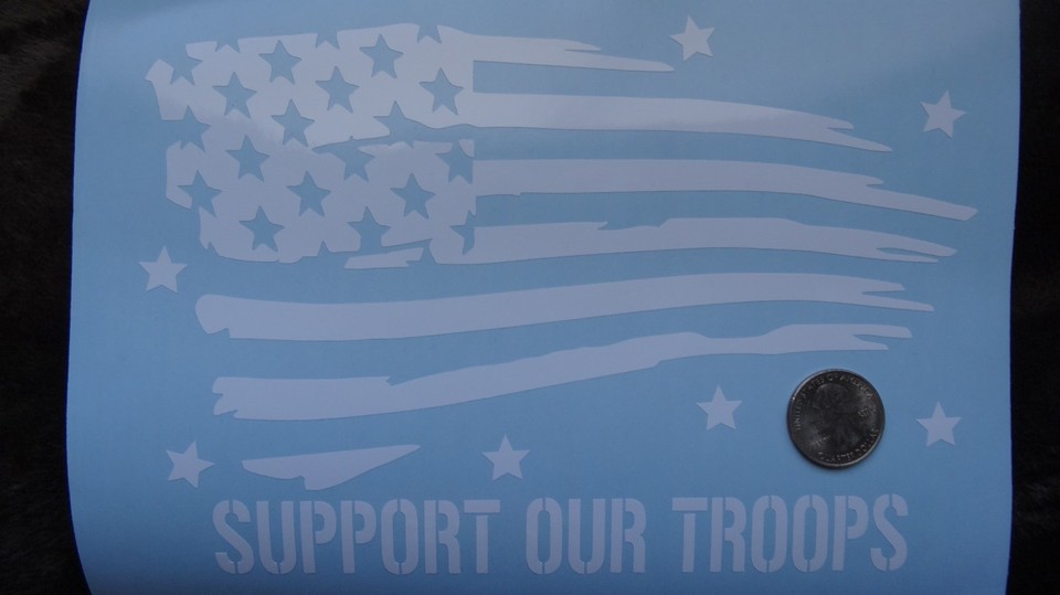 Support Our Troops 8 inch Decal | eBay
