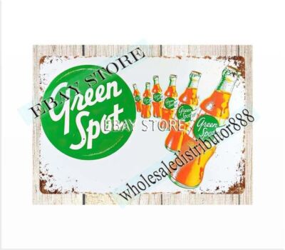 GREEN SPOT DRINK Orange Spot Drink metal tin sign internal decoration ...