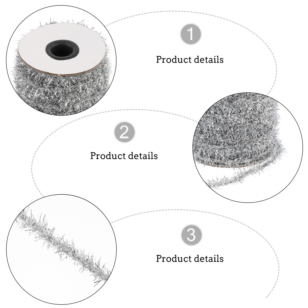 Colorful Tops Christmas Foil Garland Tinsel Ribbon Tree Metallic Line ...