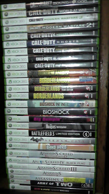 Lot Of 27 Different XBOX 360 Games Most Are Complete In Boxes W ...