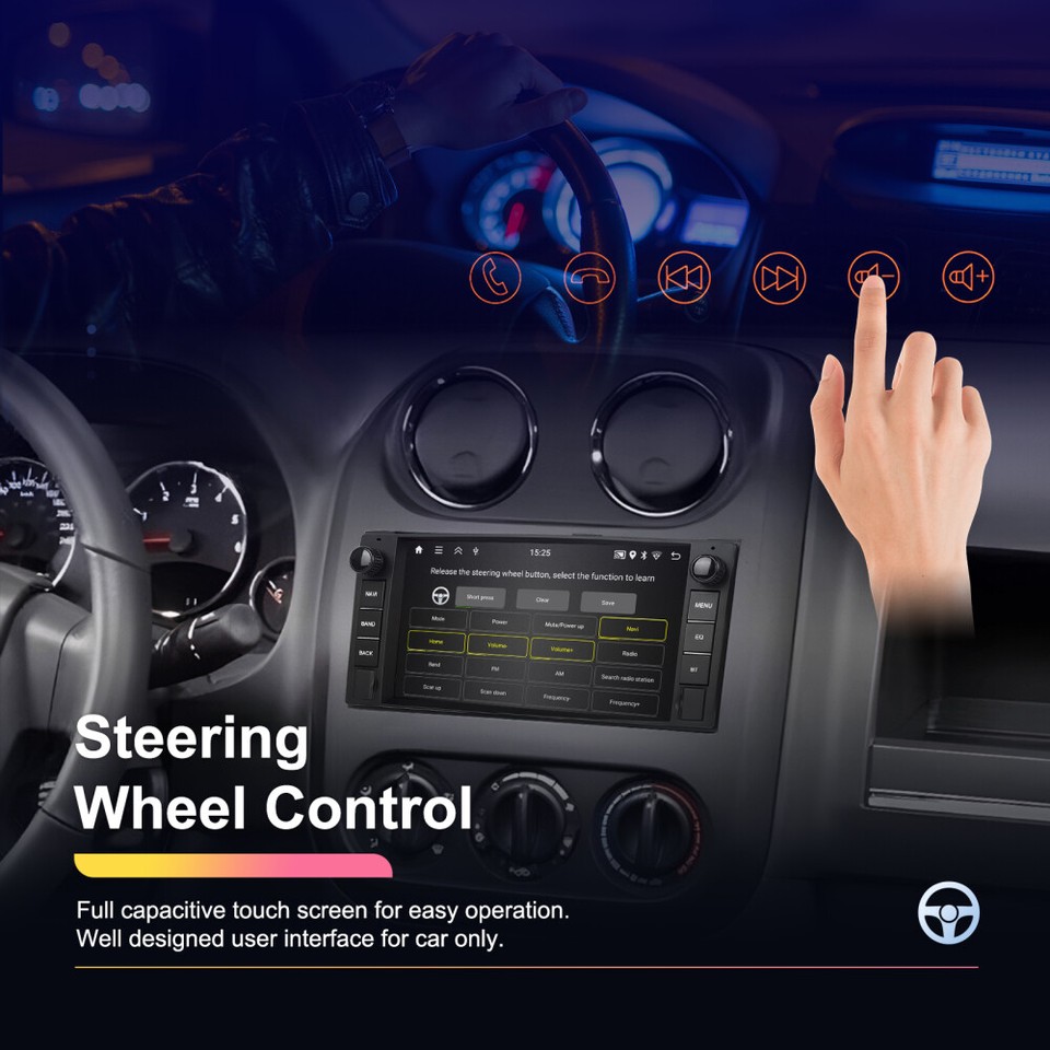 2+64G Android 15 Carplay For Dodge Challenger 2008-2014 Car Stereo ...