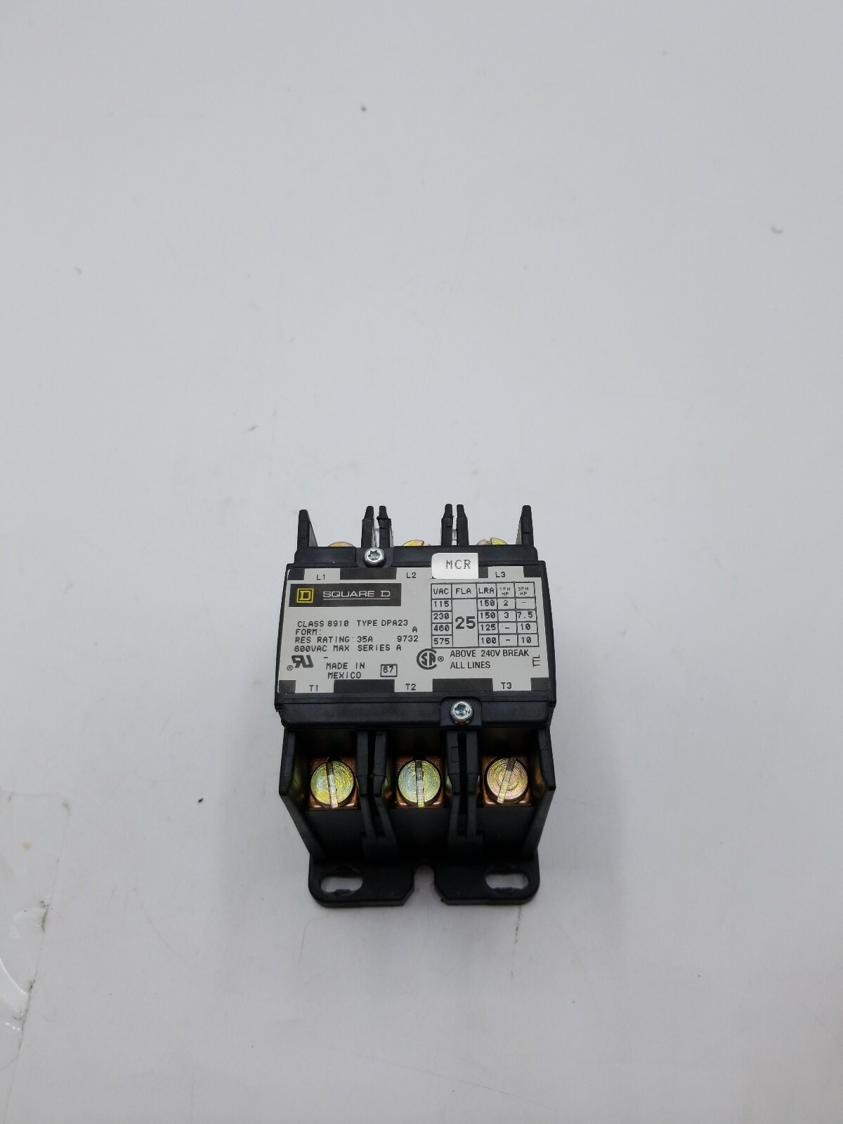 Square D Contactor Class 8910 Type DPA23 | eBay