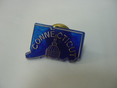 VTG PIN PINBACK - CONNECTICUT STATE PIN | eBay