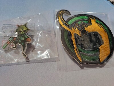 Marvel Unlimited Plus 2023 Skottie Young Rocket Raccoon Pin and Loki ...