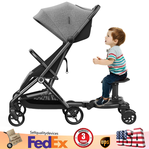 Stroller Board Universal 2in1 Stroller Ride Board Buggy Wheeled Board ...