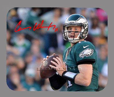Carson Wentz Philadelphia Eagles Facsimile Autographed Mouse Pad Item ...