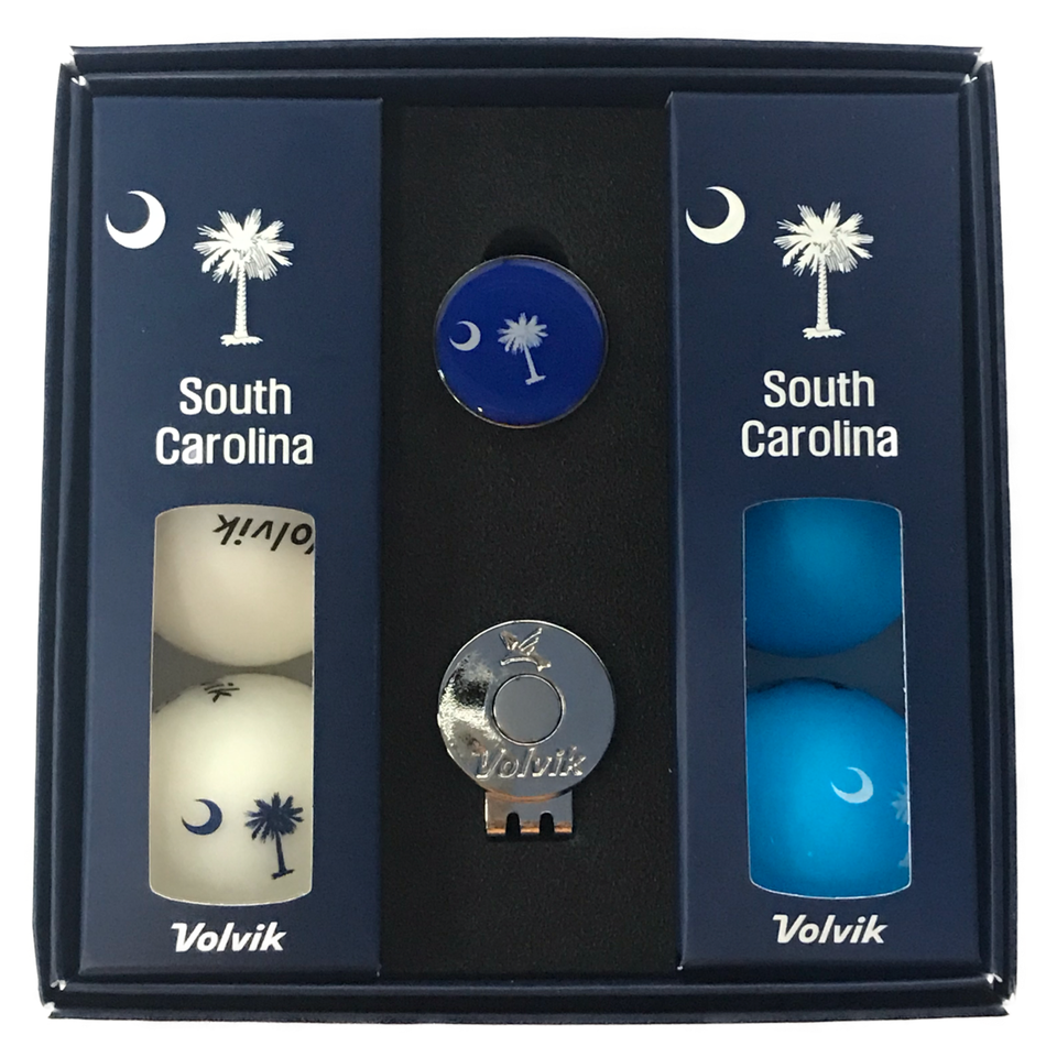 Volvik Vivid Limited Edition State Pack 6 South Carolina Golf Balls ...