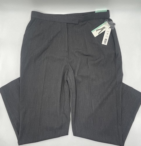 The Madison Ave Fit Secret Support Straight Leg Grey Pants 16S ...