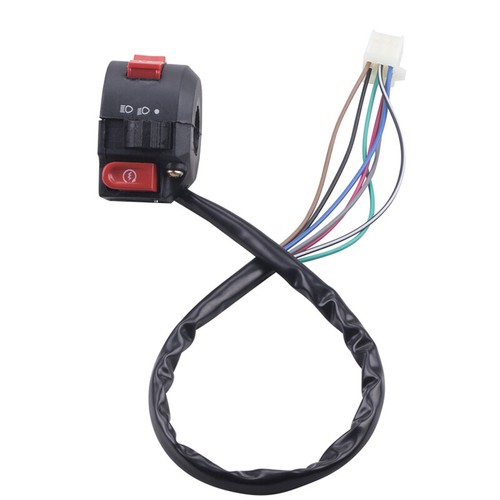 7 Wires Kill Light Starter Switch Bike ATV Quad 4 Wheeler Scooter 50 90 ...