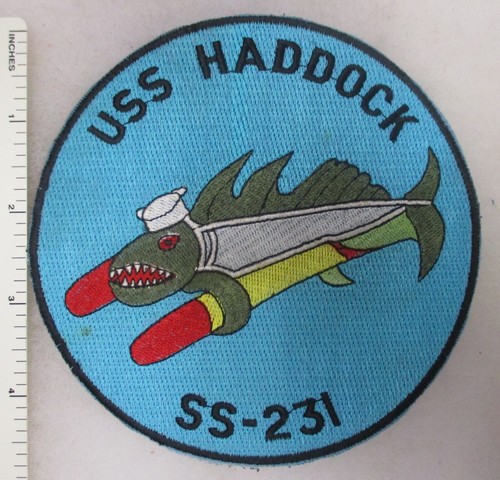 US NAVY SS-231 USS HADDOCK SUBMARINE PATCH Made for Veterans After WW2 ...