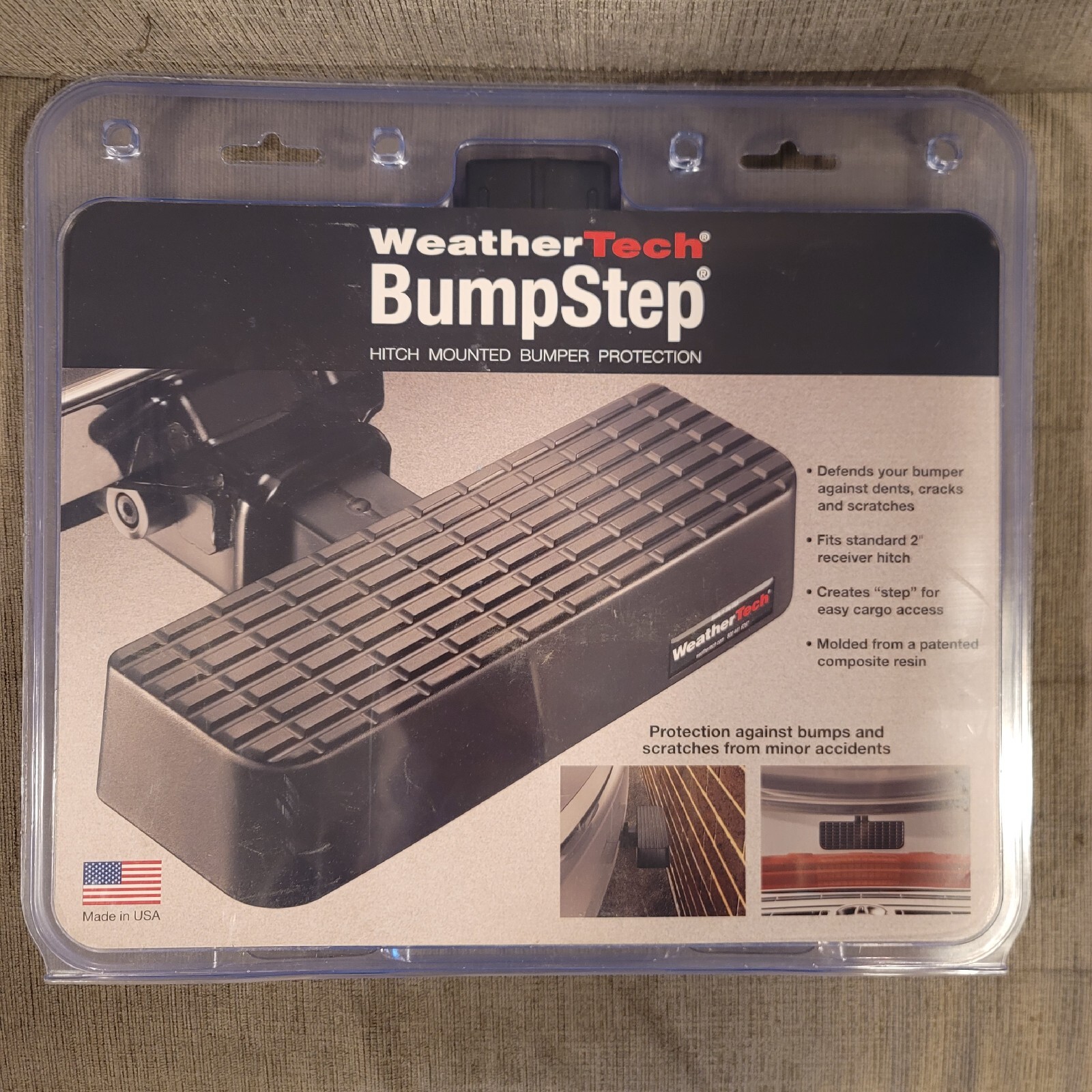 WeatherTech 81BS1BX BumpStep Receiver Hitch Mount Step Priority for ...