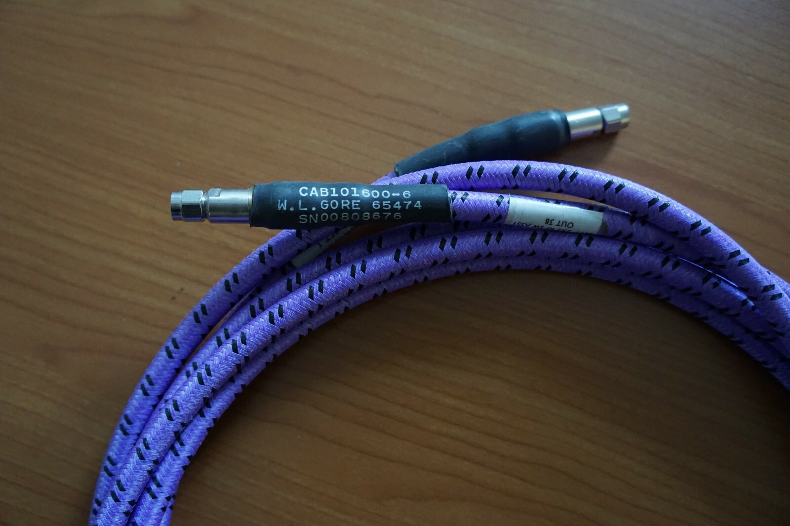 W.L. GORE Phaseflex RF Test Cable 65474, CAB101600-6, 12ft, 3.5mm M/M ...
