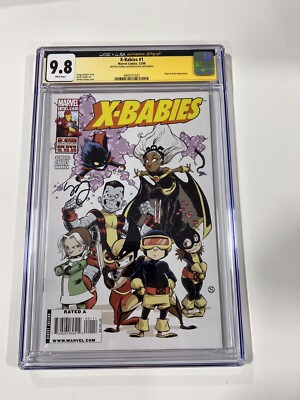 X-Babies 1 CGC 9.8 JSA Signed Skottie Young 2009 Marvel Comics | eBay