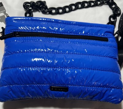 BCBGeneration Blue Puffer Bag *NWT* Crossbody Shoulder Bag | eBay