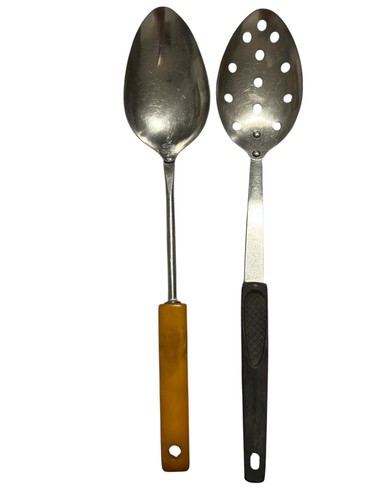 VTG Kitchen Utensils Lot Androck Bakelite Handle Spoon USA Slotted ...